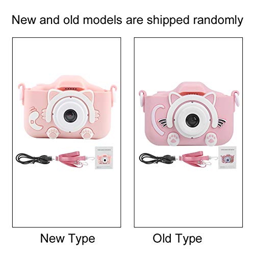 Children Camera, 2400W Pixels Durable ABS Practical Digital Children Camera, for Children Kids(Pink, Pisa Leaning Tower Type)