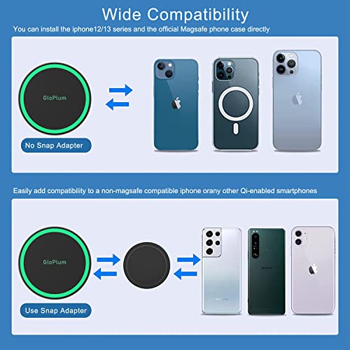 Magnetic Wireless Car Charger Mount Compatible with Magsafe iPhone 13/ iPhone 12/12 Mini/12 Pro/12 Pro Max, 15W Fast Charging Air Vent Magnet Accessories Car Phone Holder