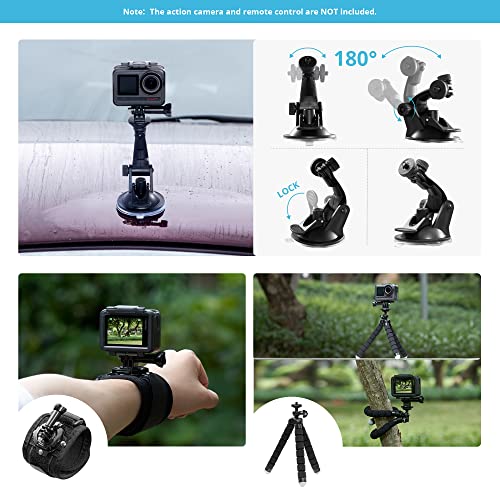 AKASO 60 in 1 Action Camera Accessories Kit Compatible with EK7000/EK7000 Pro/Brave 4/Brave 4 pro/Brave 7 LE/Brave 7/Brave 8/V50X/V50 Pro/V50 Elite/GoPro Hero 11 10 9 8 7/ DJI/Apexcam Action Cameras