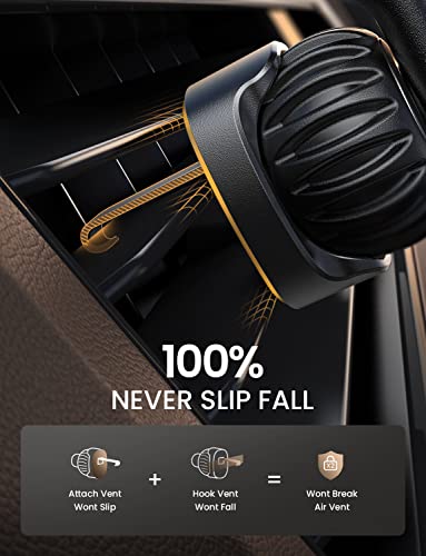 LISEN Phone Mount for Car [Enjoy Never Blocking] Universal Car Phone Holder Mount [Easily Install] Cell Phone Holder for Car [2 Mounting Options] Compatible for iPhone 14 13 Pro Samsung All Phones