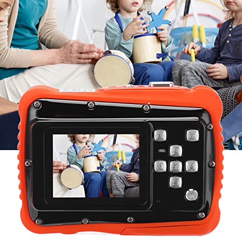 01 02 015 12MP Kids Camera, Compact 2.0 Inch Screen HD Digital Camera Cute for Gift for Toy(Black)
