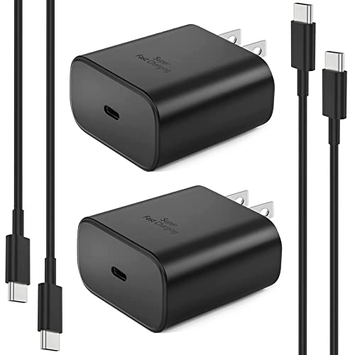 45W USB C Charger Samsung Super Fast Charger Type C Wall Charger for Samsung Galaxy S23 Ultra/S23/S23+/S22/S22 Ultra/S22+, Note 10/Note 10+/Note 20/S20/S21/S10/S9/S8, 2Pack