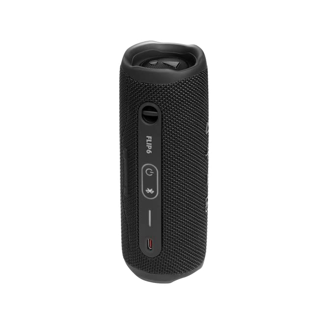 JBL FLIP 6 Waterproof Portable Speaker Bundle with gSport Carbon Fiber Case (Black)