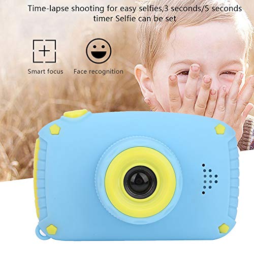 FEIP Children Camera, USB Charging Baby Mini Camera, 1200mAh Battery Multi Photo Sticker Mode Cartoon Children Camera for Friends for Travel(X500 Rabbit)