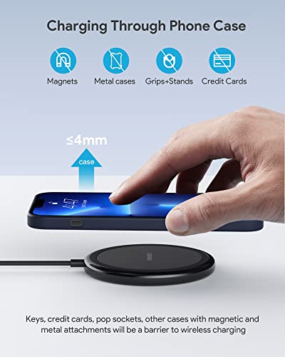 Wireless Charger 2-Pack 10W for iPhone Wireless Charger Pad COKOEYE, Max Fast Wireless Phone Charger for iPhone 14/14 Plus/14 Pro/14 ProMax/13 Series/12/11/Samsung S22/S21/S20/AirPods Pro