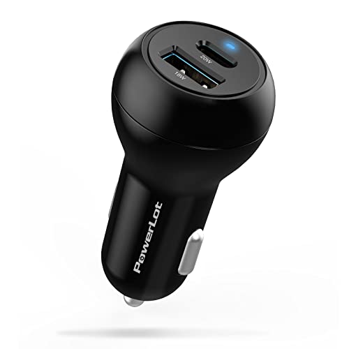USB C Car Charger Adapter, Car USB Charger Multi Port 38W Car Charger iPhone, PD 20W& QC 18W Cigarette Lighter Adapter, USB C Car Charger Fast Charging iPhone 14/13/12, iPad Air/Pro,S20/S10,Note 20/10