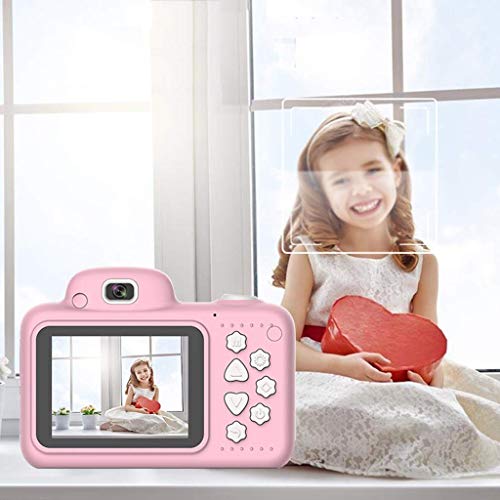 LKYBOA Children's Digital Camera - Digital Camera for Kids, Kids Digital Video Camera with Screen (Color : Pink)