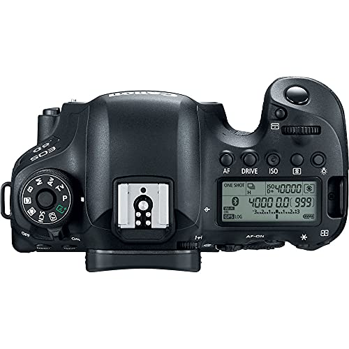 Canon EOS 6D Mark II DSLR Camera (Body Only) (1897C002) + Canon EF 50mm Lens + 64GB Memory Card + Case + Filter Kit + Photo Software + LPE6 Battery + Flex Tripod + More (Renewed)