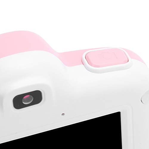 Binyalir Children Digital Camera, Easy to Use Sturdy Video Camera Toy Lightweight with USB Charging Cable for Outdoor for Funning(Pink)