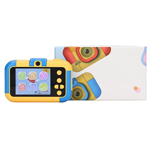 Kids Camera, Blue, OneClick Switching, Kids Digital Camera, Round Cute