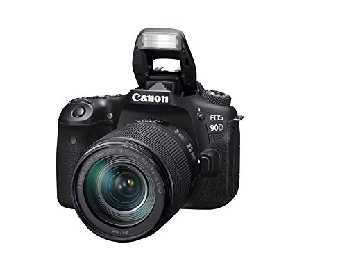 Canon EOS 90D Digital SLR Camera with 18-135 is USM Lens (Renewed)