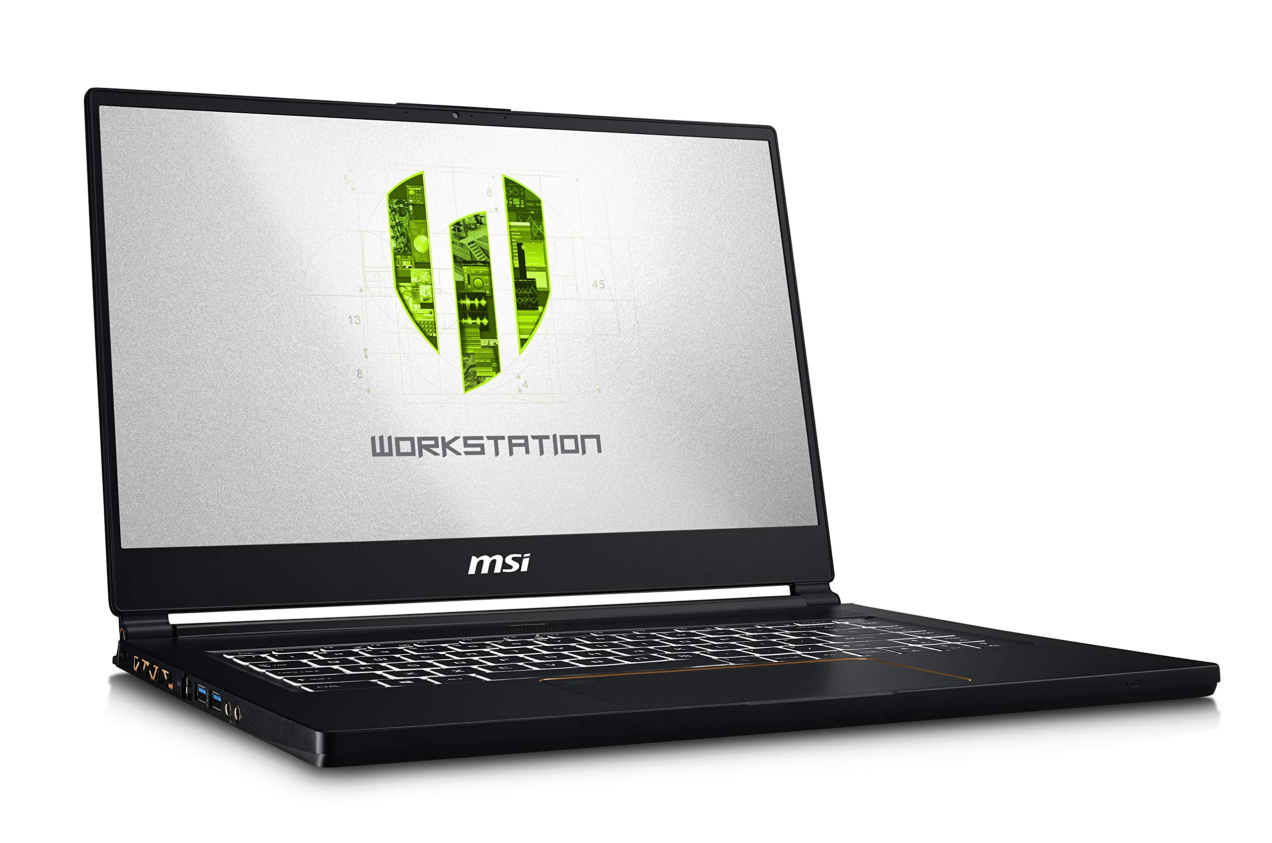 MSI WS65 9Tk-688 15.6" Thin and Light Mobile Workstation, Intel Core i7-9750H, NVIDIA Quadro RTX 3000, 32GB, 512G NVMe SSD, Win10 Pro