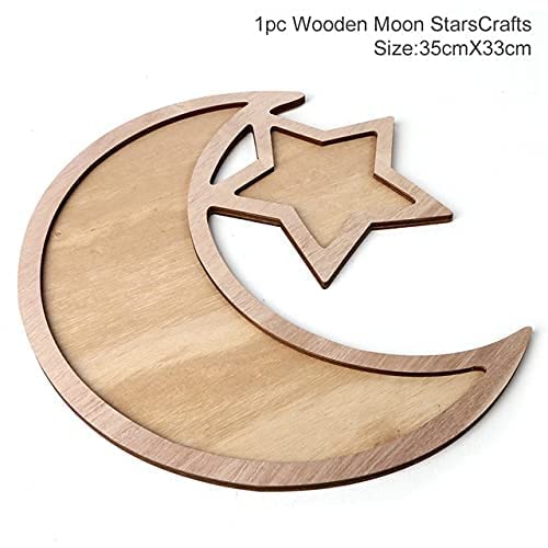 Dinner plate Eid Mubarak Decorate Your Islamic Wood Towel Ramadan Kareem Decoration Islamic Muslim Party Decoration Eid Mubarak Gift Eid Mubarak