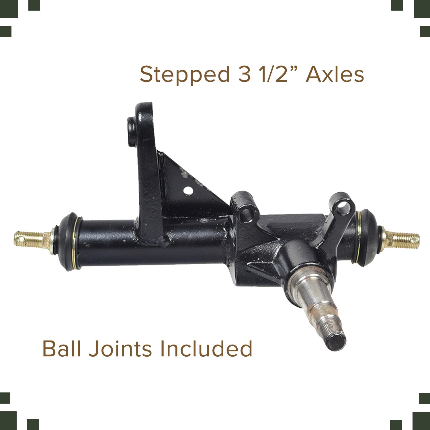 AlveyTech Left & Right Strut Spindle for 150cc - 250cc Go-Karts & Dune Buggies