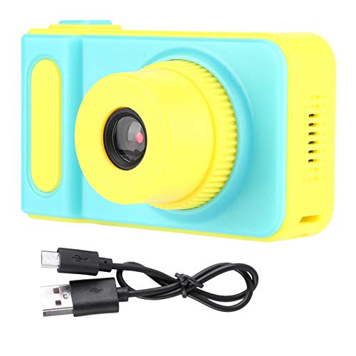 EVTSCAN 2 Inch 1080P Digital Video Camera Cartoon Toy Camera Children Birthday Gift(Blue)