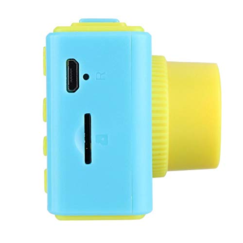 EVTSCAN 2 Inch 1080P Digital Video Camera Cartoon Toy Camera Children Birthday Gift(Blue)