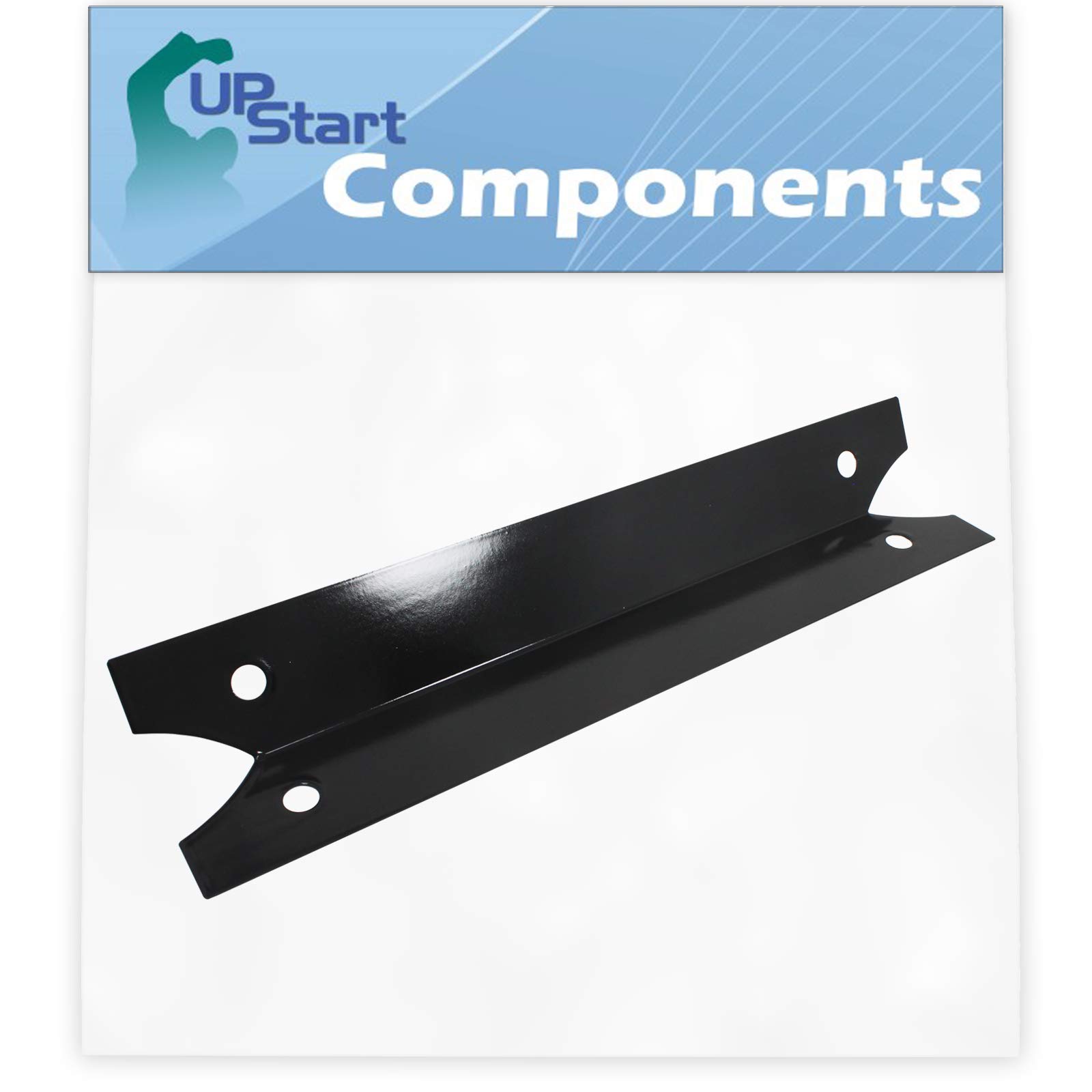 BBQ Grill Heat Shield Plate Tent Replacement Parts for Charmglow 81068300 - Compatible Barbeque Porcelain Steel Flame Tamer, Guard, Deflector, Flavorizer Bar, Vaporizer Bar, Burner Cover 17 3/4"