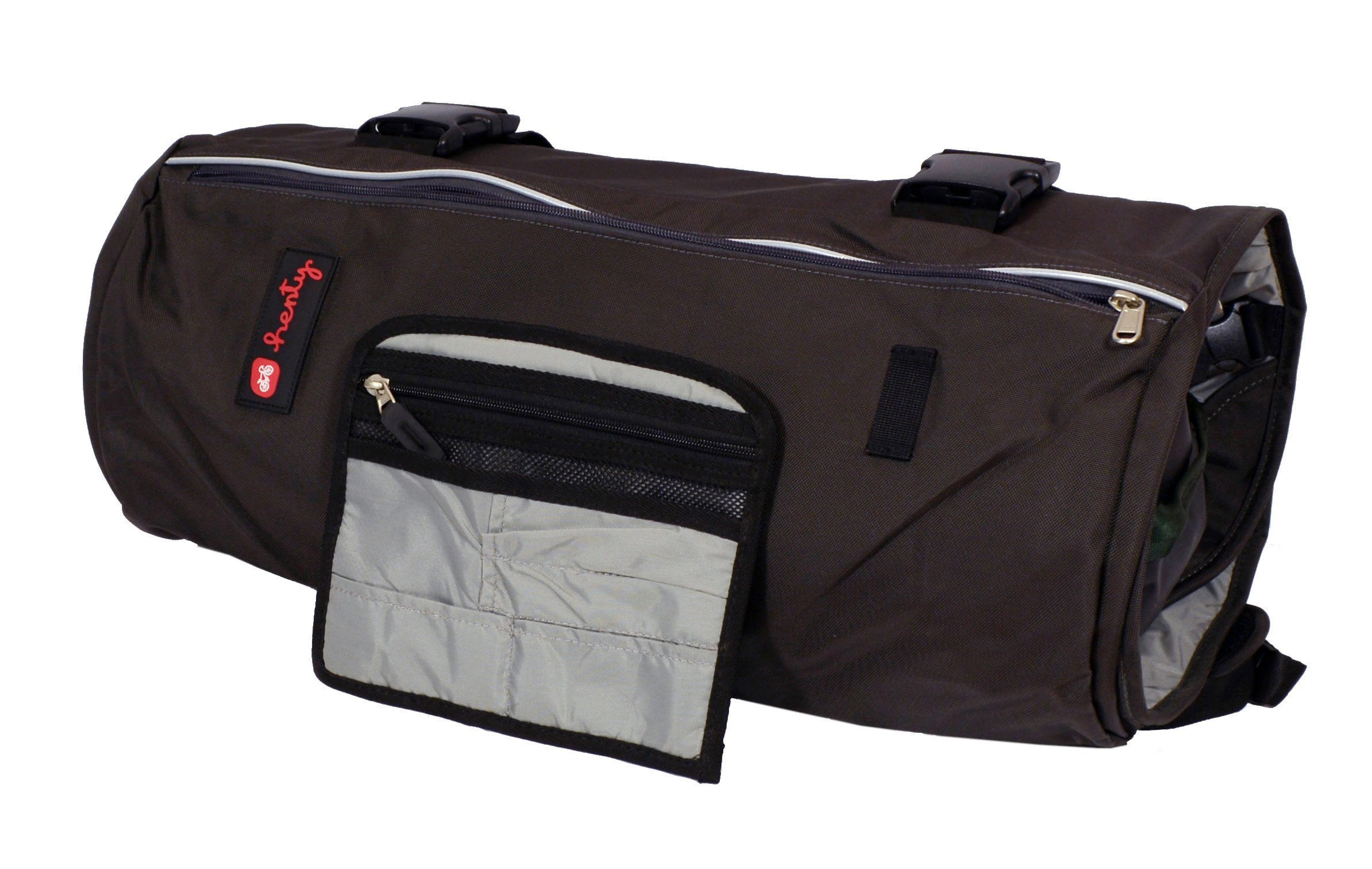 Henty Wingman Backpack Suit Bag- Compact Grey, Medium (HNT-WCBP-Gry)