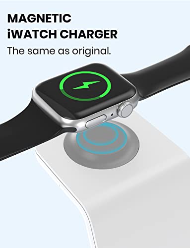 Wireless Charging Station for Apple, 3 in 1 Charging Stand for iPhone 14/13/12/11/X/8/SE Series, iWatch 7/6/SE/5/4/3/2, AirPods 3/Pro/2