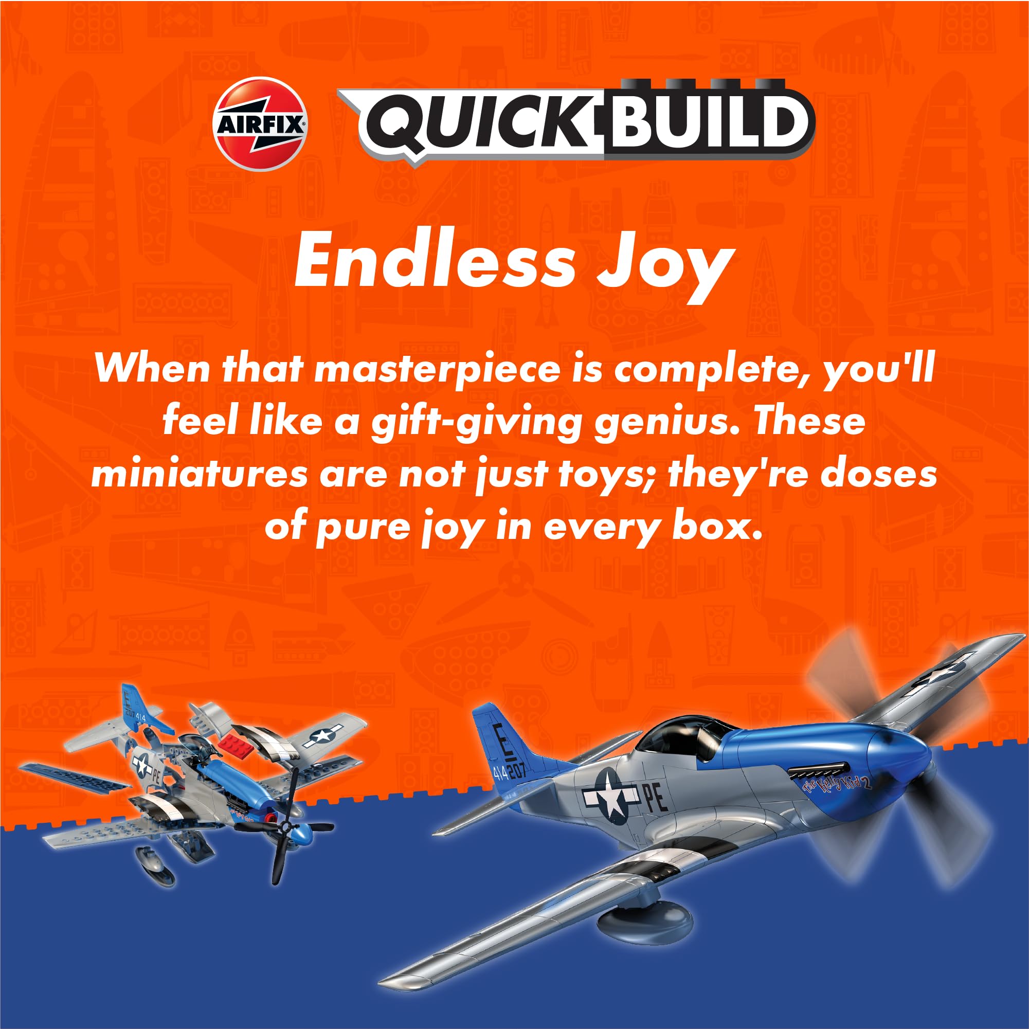 Airfix Quickbuild Boeing Apache Airplane Model Kit, Multi