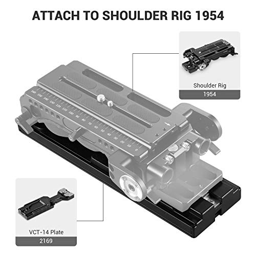 SMALLRIG Universal Quick Release Tripod Adapter Plate for Sony VCT-14 - 2169