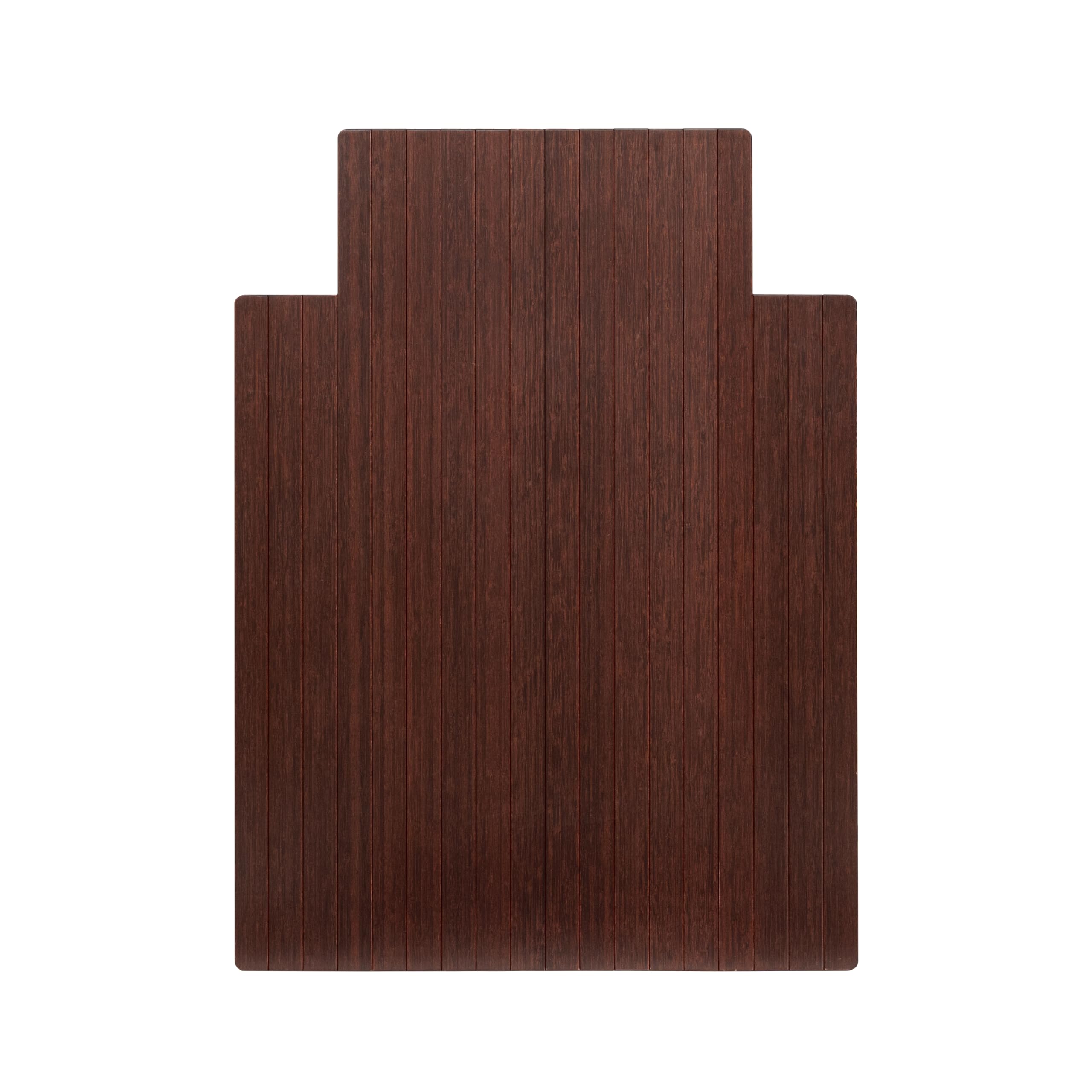Anji Mountain Standard Bamboo Roll-Up Chairmat, 36 x 48-Inch, 8mm Thick, Dark Cherry