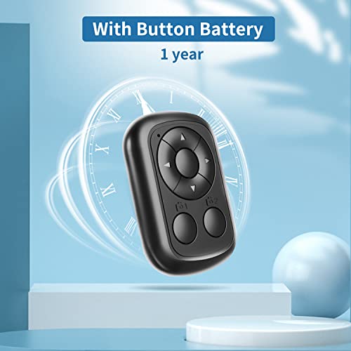 TIK TOK Bluetooth Remote Control,Kindle App Bluetooth Scrolling Page Turner for iPhone iPad Android, Camera Shutter Remote Control, 7 Buttons Support Tiktok Video Recording/Play/Pause/Give a Like