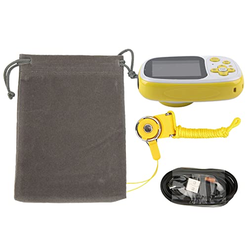 Jeanoko Camera, 8MP 2 Inch Children Digital Camera for Kid for Share Photo for Life Record(Yellow)
