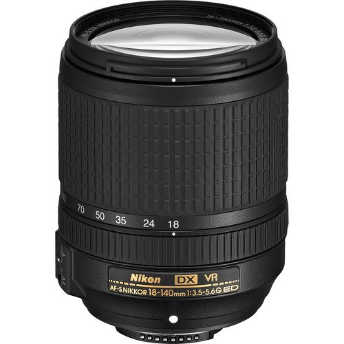 Nikon D7500 DSLR Camera & AF-S 18-140mm VR Lens with 3 Memory Card Bundle