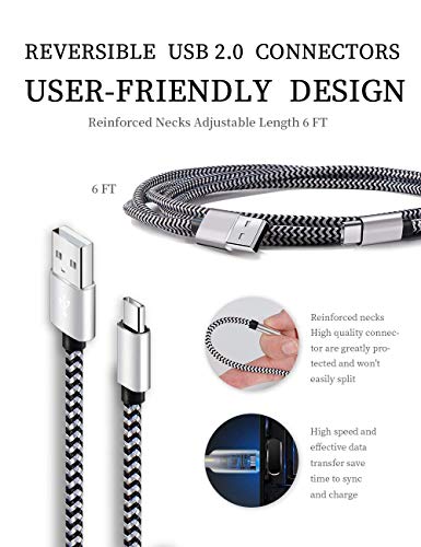 5 Pack USB C Cable and 3 Pack Right Angle USB C Cable