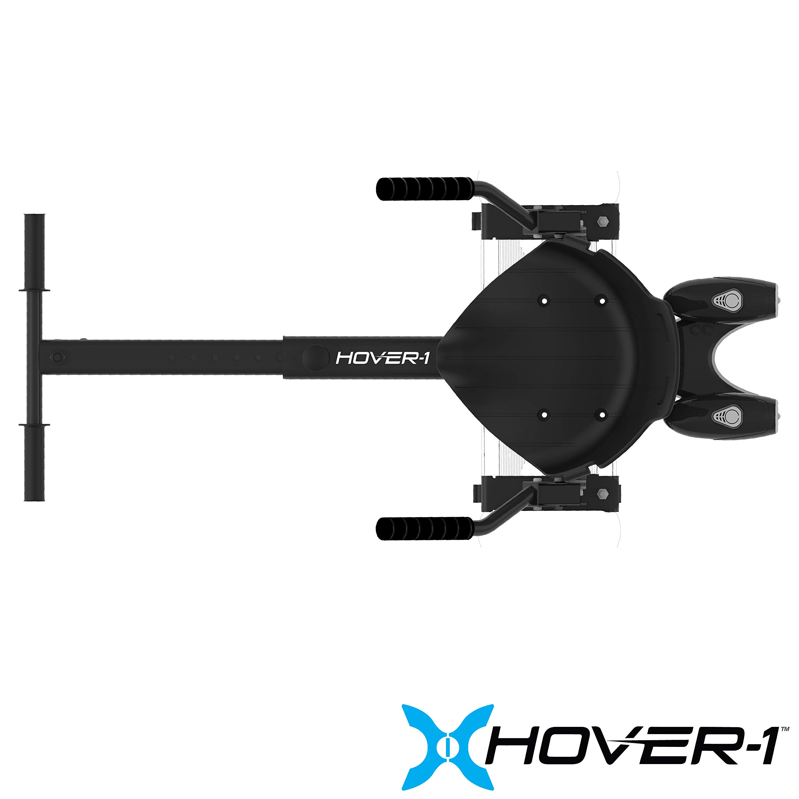 Hover-1 Falcon-1 Buggy Attachment | Turbo LED Lights, Compatible with All 6.5" & 8" Hoverboards, Hand-Operated Rear Wheel Control, Adjustable Frame, Easy Install