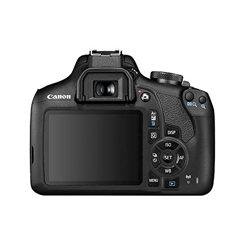 EOS 2000D DSLR Camera and EF-S 18-55 mm f/3.5-5.6 is II Lens, Black (Renewed)