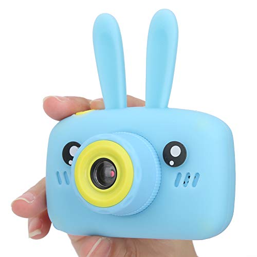 Digital Children Camera, Mini 1.2MP Toy Cartoon Fun Digital DV Camera with 2.0 Inch IPS Screen Taking Picture/Recording/Photo Stickers/Selfie Shooting,Birthday Holiday(X500 Rabbit)