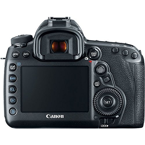 Canon EOS 5D Mark IV Digital SLR Camera with Canon EF 50mm f/1.8 STM Lens + Canon EF 75-300mm f/4-5.6 III Lens + Accessory Bundle (Renewed)