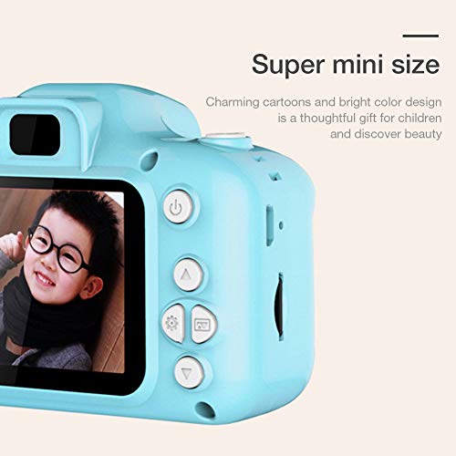 Children's Digital Camera HD Cartoon Can Take Pictures of Children Mini Children's Camera (Blue)