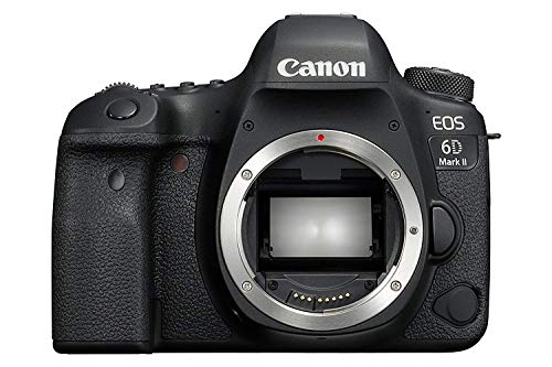 Canon EOS 6D Mark II DSLR Camera (Body Only), Canon BG-E21 Battery Grip, 2 Spare Batteries