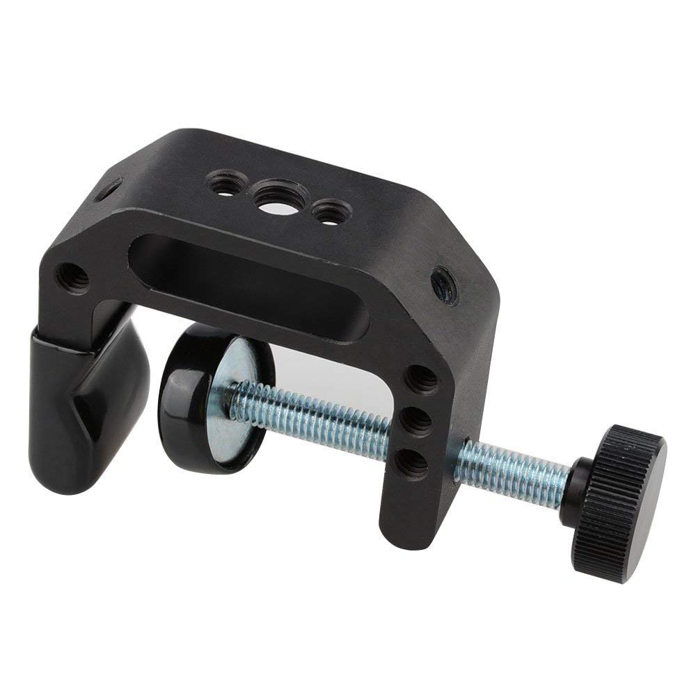 CAMVATE Universal C-Clamp for Desktop Mount Holder with 1/4"-20 & 3/8"-16 Thread Hole - 1121