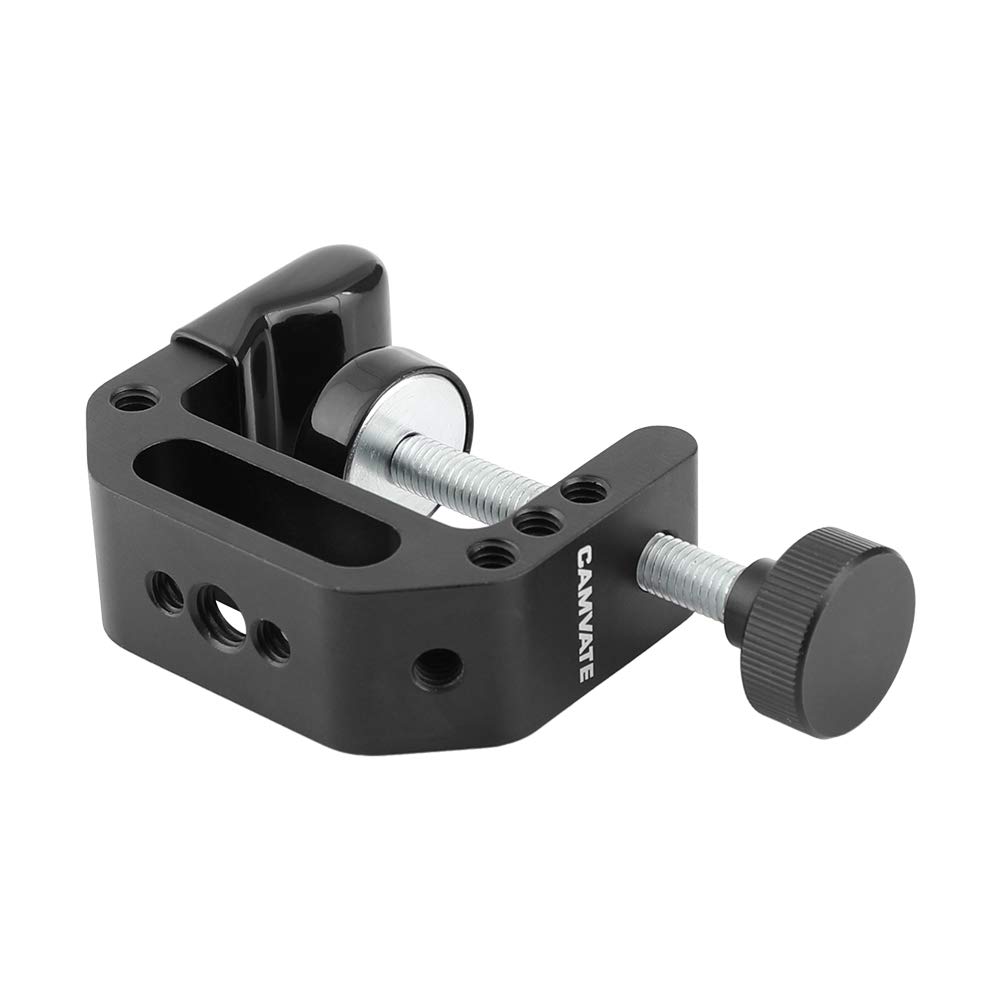 CAMVATE Universal C-Clamp for Desktop Mount Holder with 1/4"-20 & 3/8"-16 Thread Hole - 1121