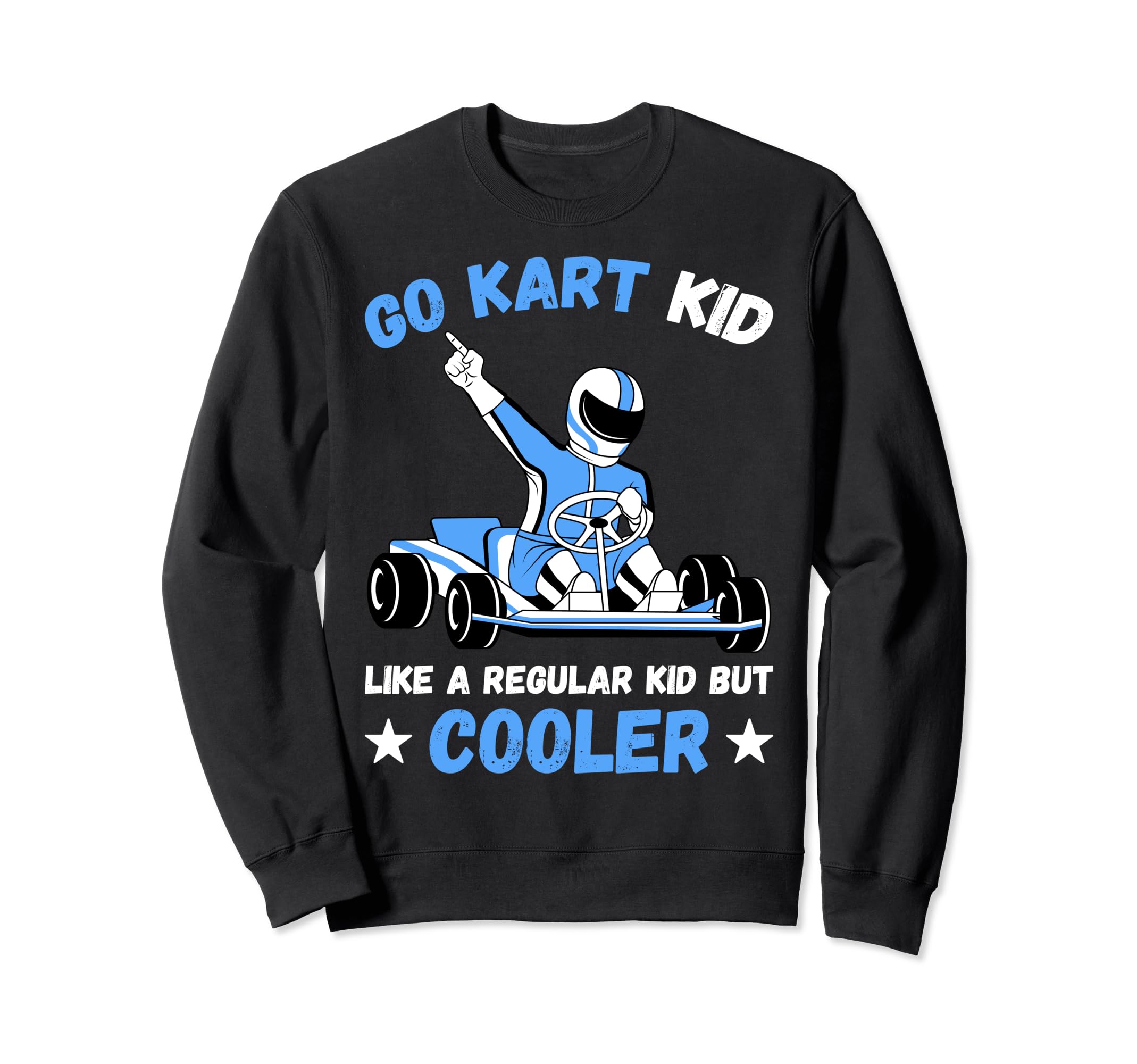 Go Kart Kid Go Kart Racing Boys Kids Sweatshirt