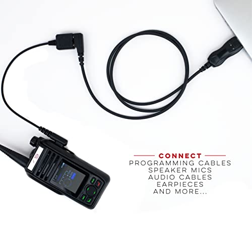 BTECH GMRS-PRO K1 Adaptor Cable for GMRS-PRO. Adapts The GMRS-PRO to be Backward Compatible with Prior and Baofeng K1 Accessories