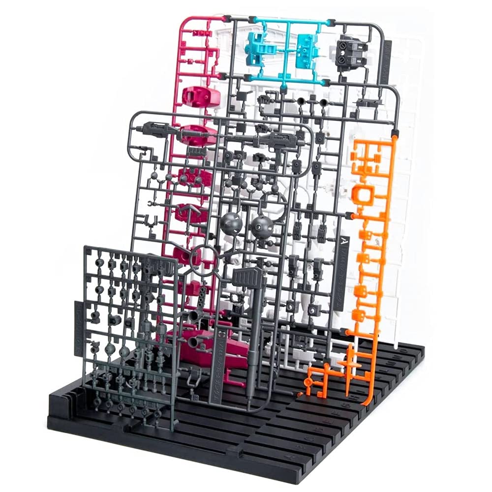 XINMEIWEN Pieces Shelves Tool Stand Holder Model Production Tools Placement Rack Plastic Holder Container Organizer for Gundam Hobby Model Making Parts (29x18cm)