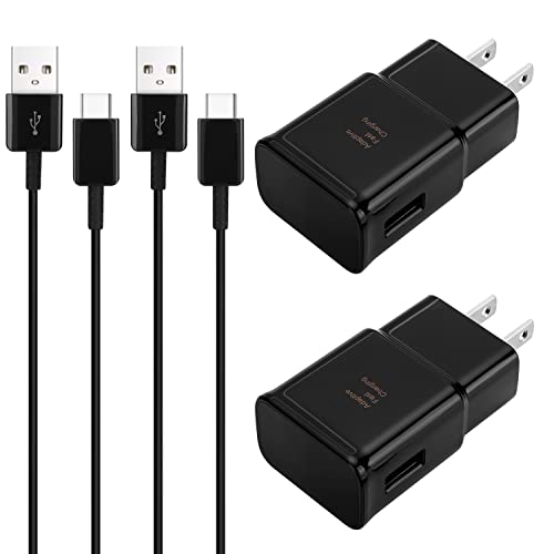 Phone Charger Android,Samsung Charger Fast Charging Type C with USB C Charger Cable 6.6Ft for Samsung Galaxy S23/S22/S21/S20/S10/S10 Plus/S10E/S9/S8/S21Ultra/S22+/S22 Ultra/Note 8/9/10/20,2 Pack