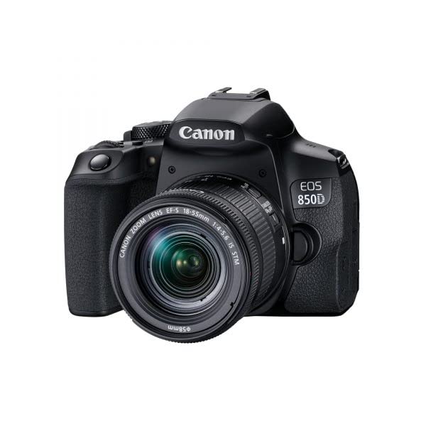 Canon EOS 850D (Rebel T8i) DSLR Camera with 18-55mm Lens Bundle + 420-800mm MF Zoom Lens + 2X 32GB Sandisk Memory + Accessory Bundle Including Auxiliary Lenses, Tripod, Camera case & More
