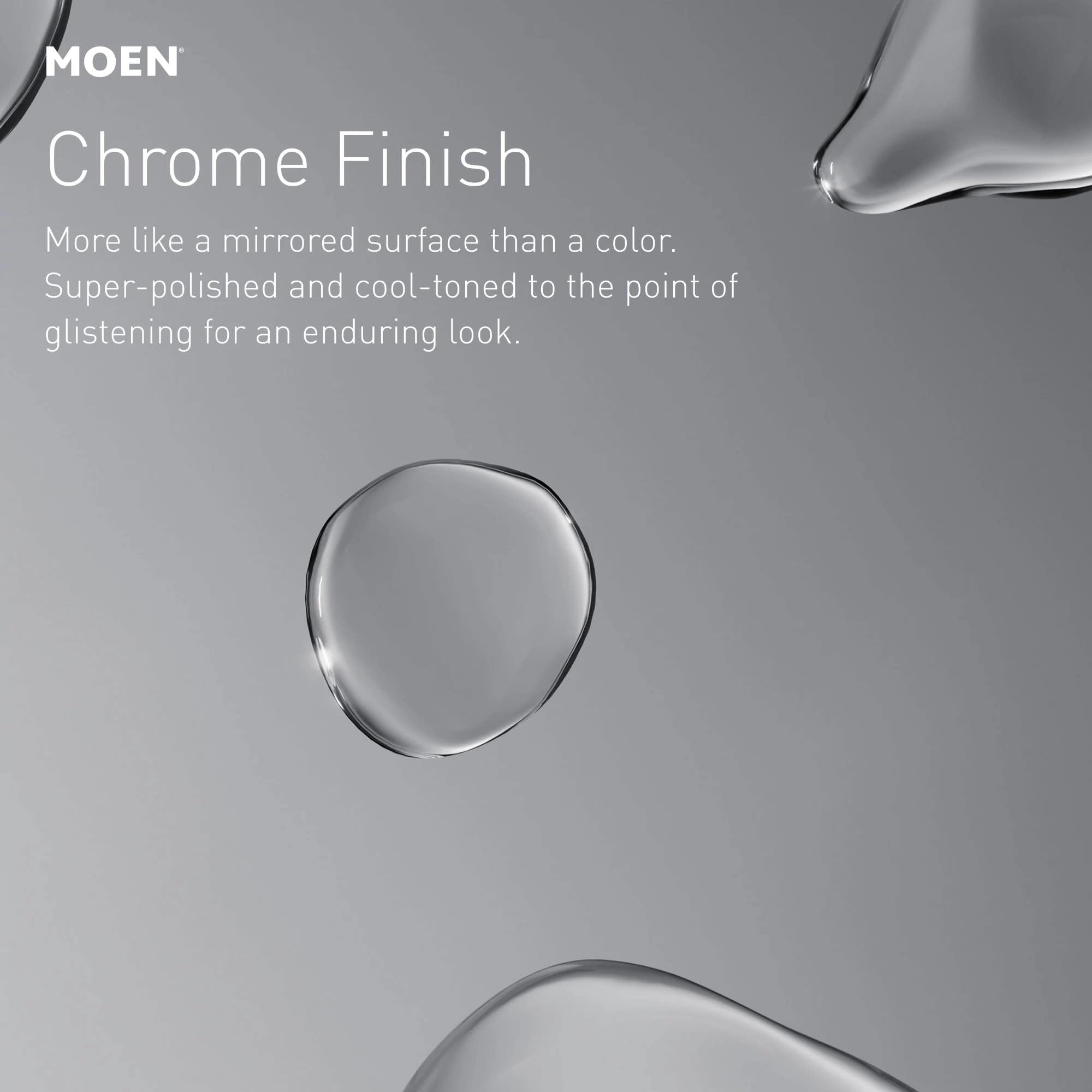Moen Engage Magnetix Chrome 2.5 GPM Handheld/Rain Shower Head 2-in-1 Combo Featuring Magnetic Docking System, Rain Shower Head with Handheld Spray, 26009