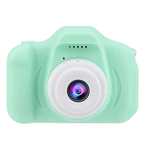 Crazypig Children's Digital Camera, Upgrade Kids Selfie Camera, 2.0 LCD Mini Camera HD Digital Video Cameras for Toddler, Children's Sports Camera (Green)