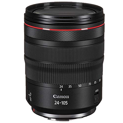 EOS R6 Mirrorless Digital Camera with RF 24-105mm f/4 L is USM Lens + 128GB Memory + Case + Tripod + Filters (38pc Bundle)