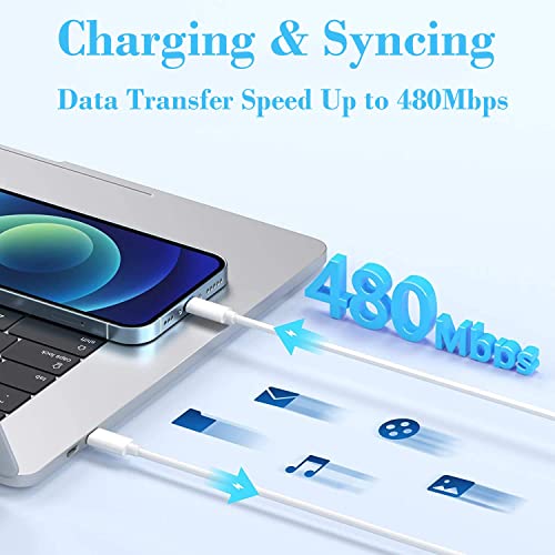 iPhone Fast Charger Cable【Apple MFi Certified】20W PD USB C Wall Charger Type C Power Adapter Lightning Cable Fasting Charging Plug Compatible with iPhone 12/12 Pro/11/XS/Max/XR/X/8 Plus/SE 2020, iPad