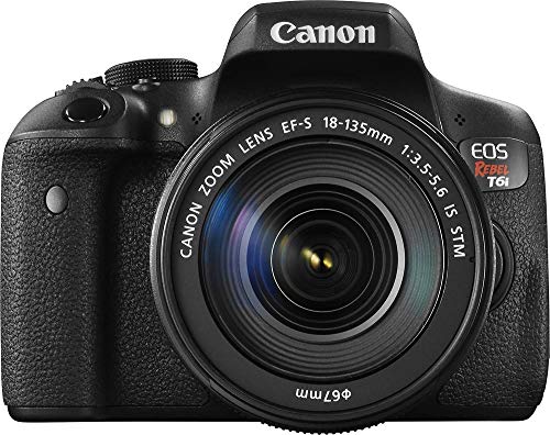 Canon T6i EOS Rebel DSLR Camera with EF-S 18-135mm f/3.5-5.6 is STM Lens+ Advanced Sunshine Bundle