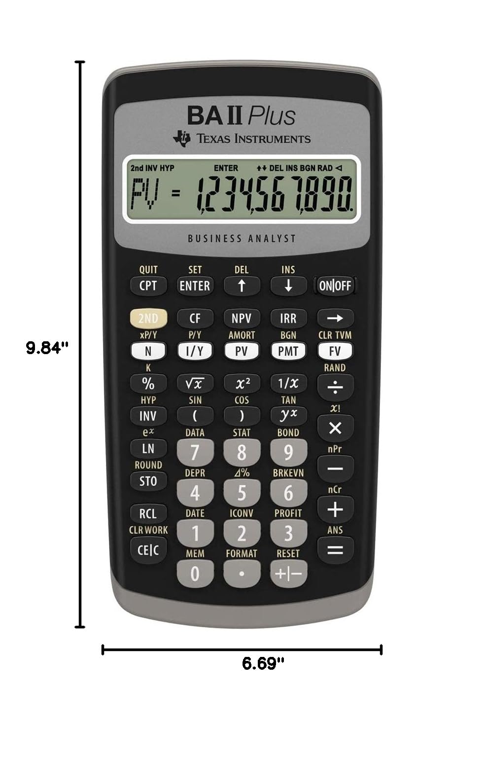 (Texas Instruments) Advanced Financial Calculator (BA II Plus)
