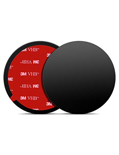 3M VHB Sticky Adhesive Pad Replacement for Dashboard/ Dash Cam Suction Cup Mount, 80 mm/3.15" Circle Double Sided